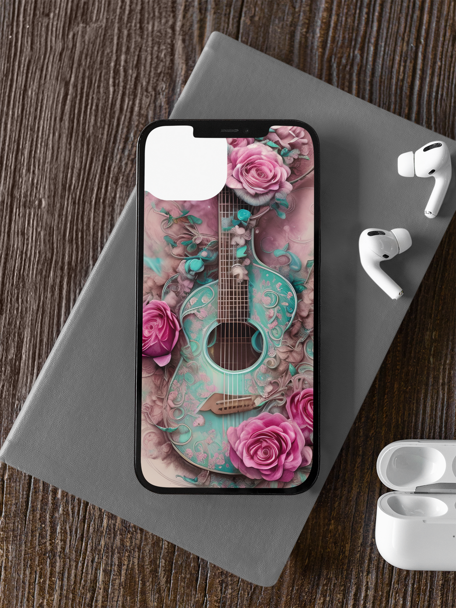 Floral Guitar Phone Case – Vickie's Creation